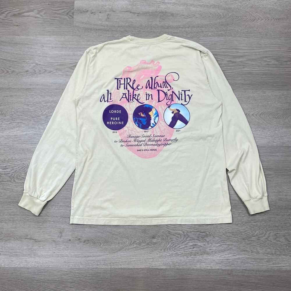 Rare Exclusive Lorde Solar Power Tour Oversized Long … - Gem